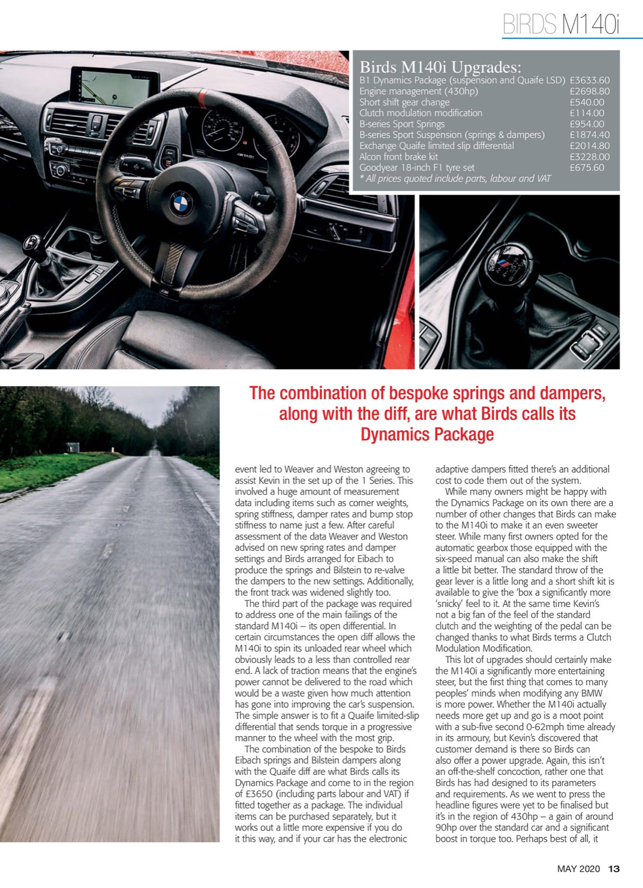 Editorial - Birds BMW M140i - BMW Car Magazine - April 2020 | Birds